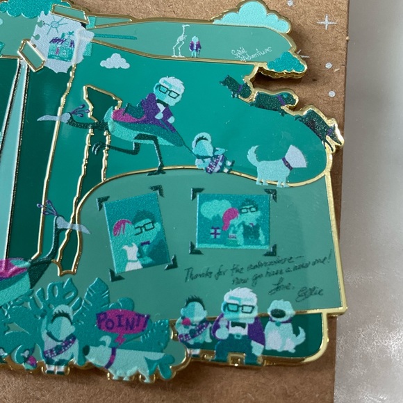 Disney | Accessories | Disney Pixar Up Map Pin | Poshmark